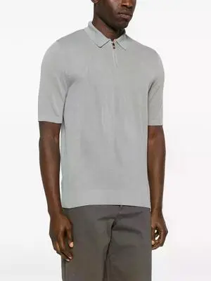 Eleventy Zip Polo Shirt
