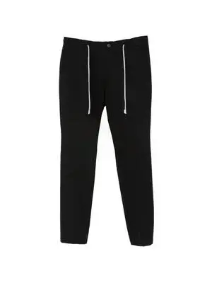 Eleventy Drawstring Trousers - Black