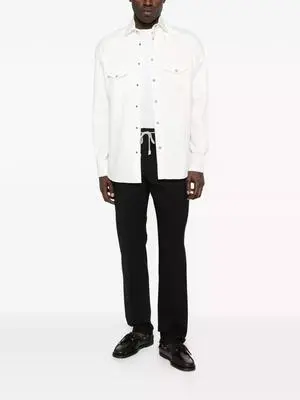 Eleventy Drawstring Trousers - Black