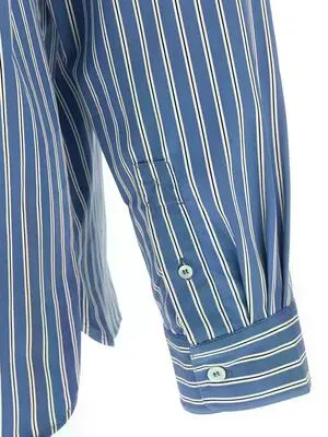 A.p.c. Malo Striped-pattern Chest-pocket Shirt