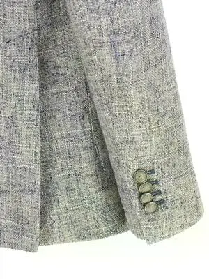 Tagliatore Single-breasted Peak-lapels Blazer - Grey