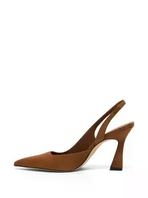 STUART WEITZMAN Pointed Toe Heeled Pumps - Brown