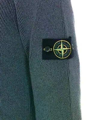 Stone Island Crew-neck Rib Knit Sweater