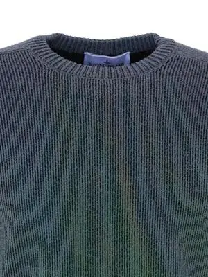 Stone Island Crew-neck Rib Knit Sweater