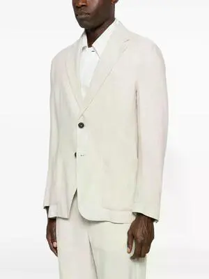 Barena Venezia Herringbone Single-breasted Blazer - Neutrals