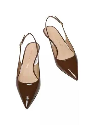 STUART WEITZMAN Sculpt Pointed Sling-back Pumps