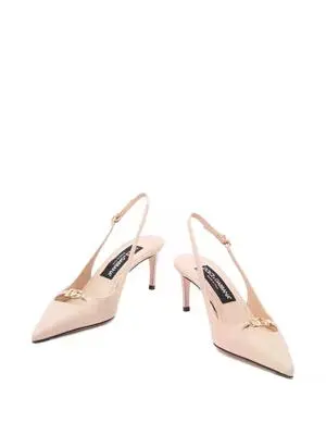 Dolce & Gabbana Lollo Slingback Heeled Pumps - Neutrals