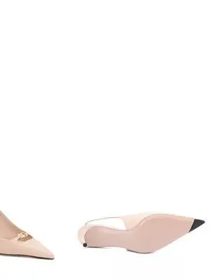 Dolce & Gabbana Lollo Slingback Heeled Pumps - Neutrals