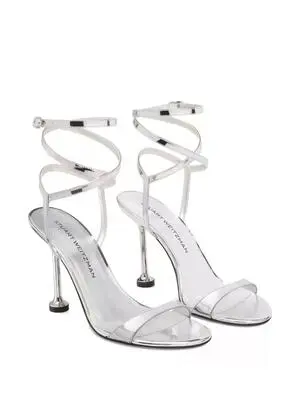 STUART WEITZMAN Nudistini Wrap Heeled Sandals