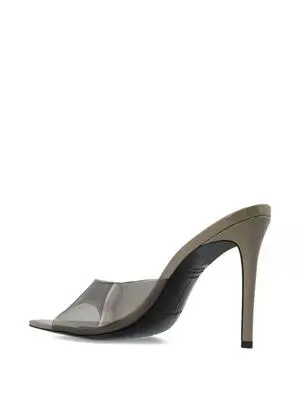 BLACK SUEDE STUDIO Bella Pointed-toe Sandals - Grey