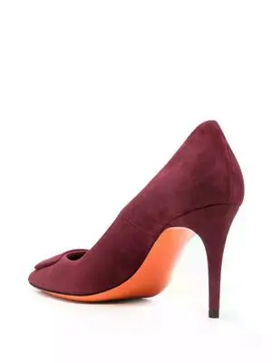 Santoni Pointed-toe Pumps - Red