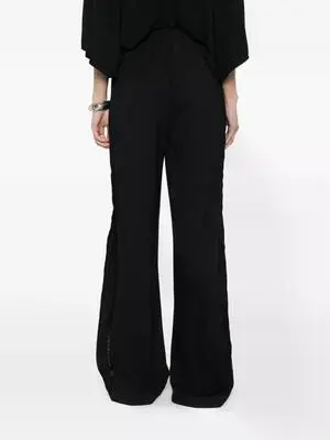 TWINSET Milano Stitch Palazzo Pants With Lace Detail