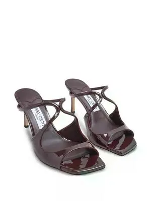 JIMMY CHOO Anise Heeled Sandals - Brown