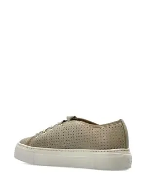 Agl Perforated Lace-up Platform Sole Sneakers