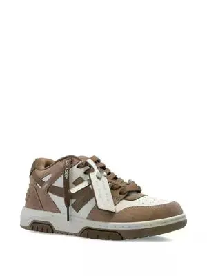 Off-White Out Of Office Suede Sneakers - Neutrals