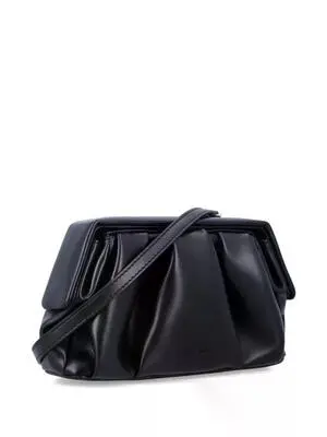 THEMOIRE Athena Gathered Clutch - Black