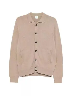 Eleventy Button Cotton Cardigan - Neutrals