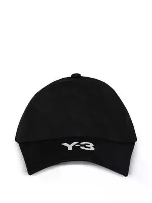 Y3 Logo Cap - Black