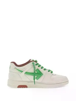 Off-White Arrow-patch Leather Sneakers - Neutrals