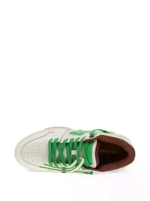 Off-White Arrow-patch Leather Sneakers - Neutrals