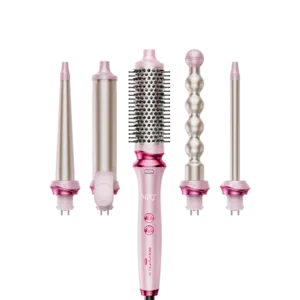 WAVYTALK Heatwave Pro 5-in-1 Curling Wand Set - One-color
