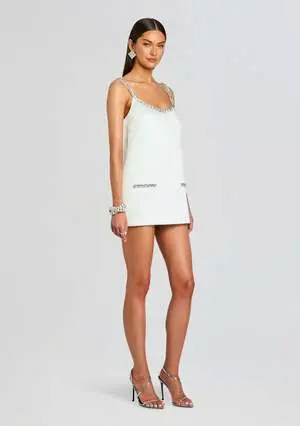 Retrofete Reilly Embellished Mini Dress