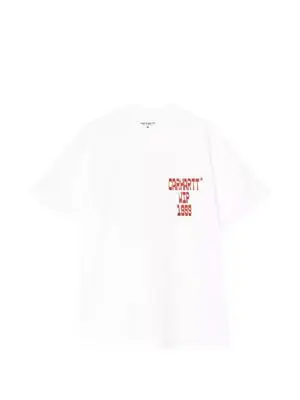 Carhartt Work In Progress S/s Blocks Printed T-shirt - White