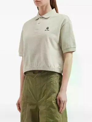 FINGERCROXX Cropped Polo Shirt