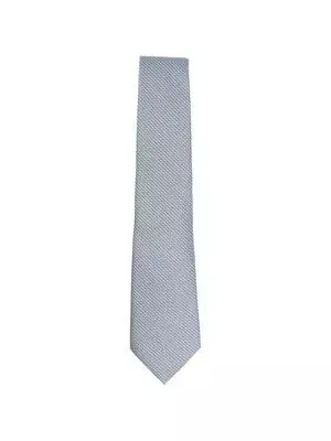 Giorgio Armani Textured Neck Tie - Blue