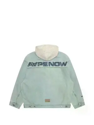 AAPE BY *A BATHING APE Hooded Denim Jacket