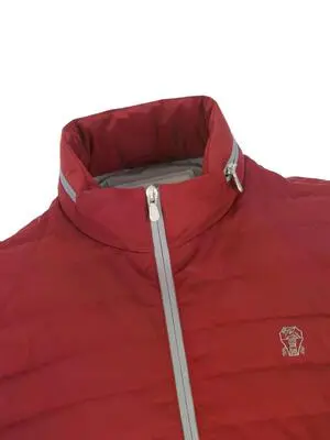 Brunello Cucinelli Quilted Gilet - Red