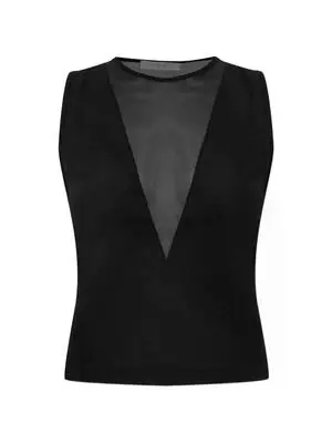Women's Iro Paris Black Camis Tanks