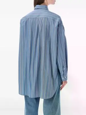 A.p.c. Striped Shirt With Pocket