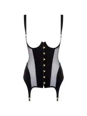 MAISON CLOSE Open-front Garter Corset