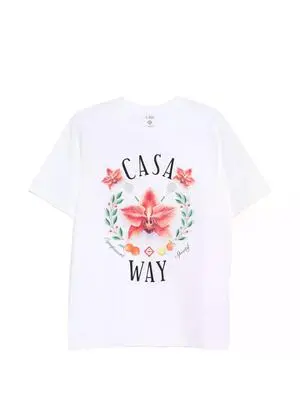 Casablanca Floral T-shirt - White