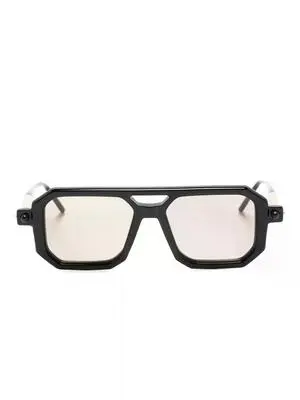 KUBORAUM Geometric Frame Glasses - Black