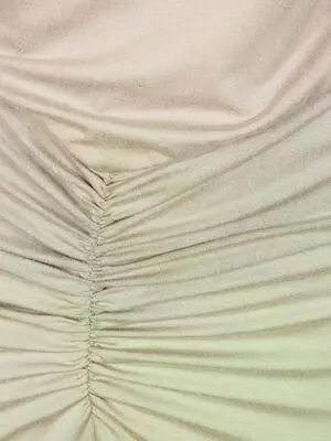 Andamane Ruched Midi Dress - Neutrals