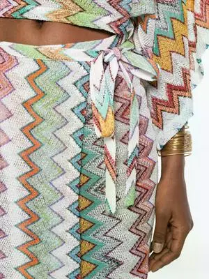 Missoni Zigzag-pattern Mini Skirt