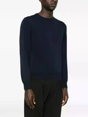 Canali Crew-neck Sweater - Blue