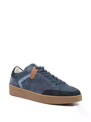 Canali Panelled Suede Sneakers