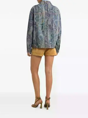 Etro Floral Paisley Denim Jacket
