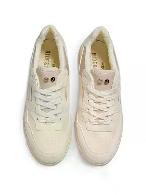 HIDE&JACK Shaggy Panelled Sneakers - Neutrals