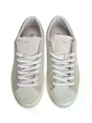 D.a.t.e. Hill Low Stardust Metallic Sneakers - Silver