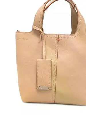 Santoni Leather Tote Bag