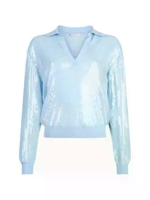Liu Jo V-neck Sequin Sweater