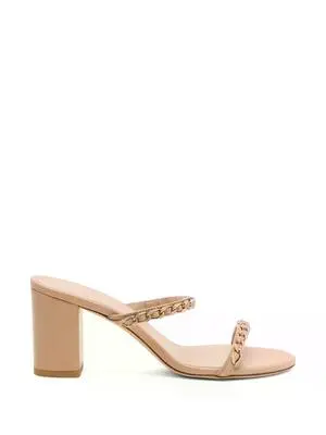 STUART WEITZMAN Soluxe Crystal-chain Strap Sandals