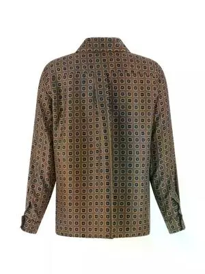 Max Mara Printed Silk Shirt