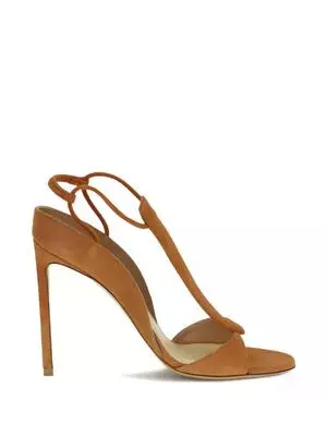 FRANCESCO RUSSO T-strap Stiletto Heel Sandals
