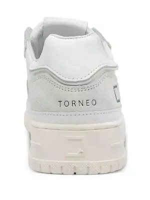 D.a.t.e. Torneo Round-toe Leather Sneakers