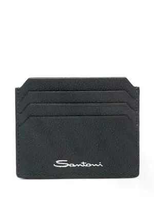 Santoni Leather Cardholder